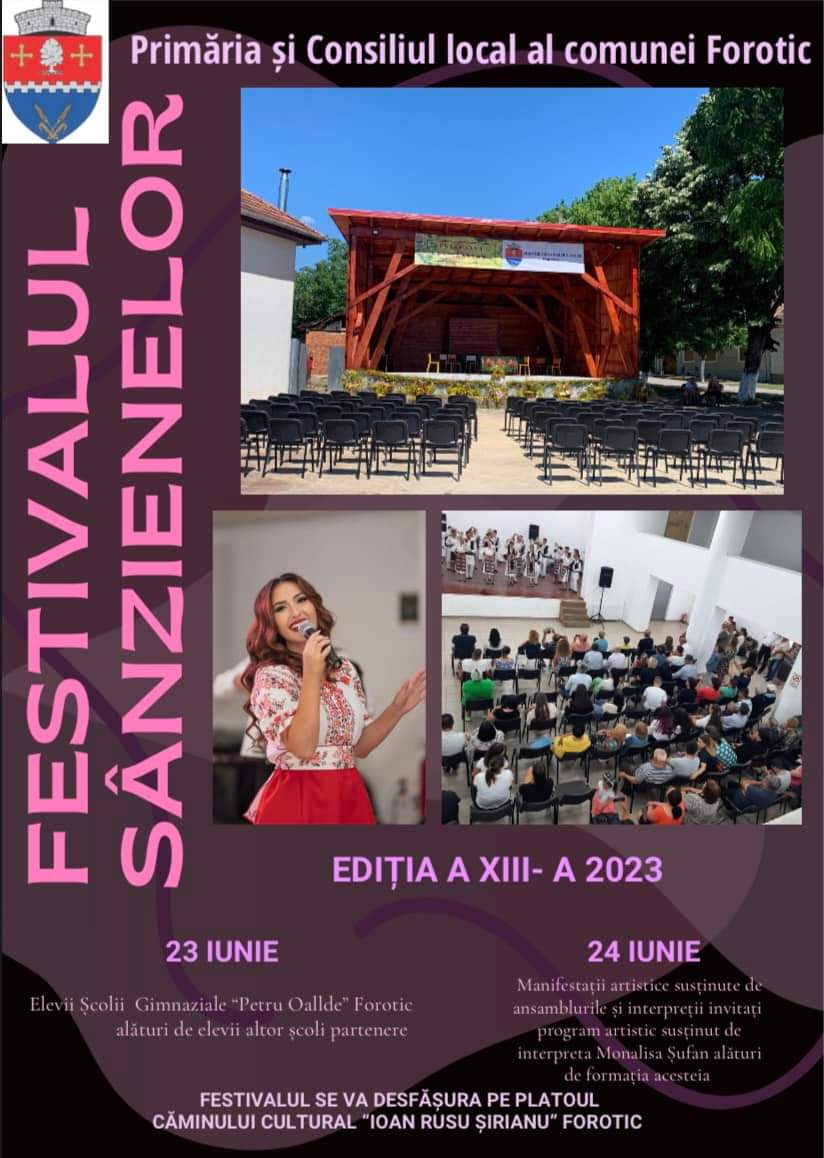 Festivalul Sânzienelor la Forotic - Cu şi despre Banat şi bănăţeni
